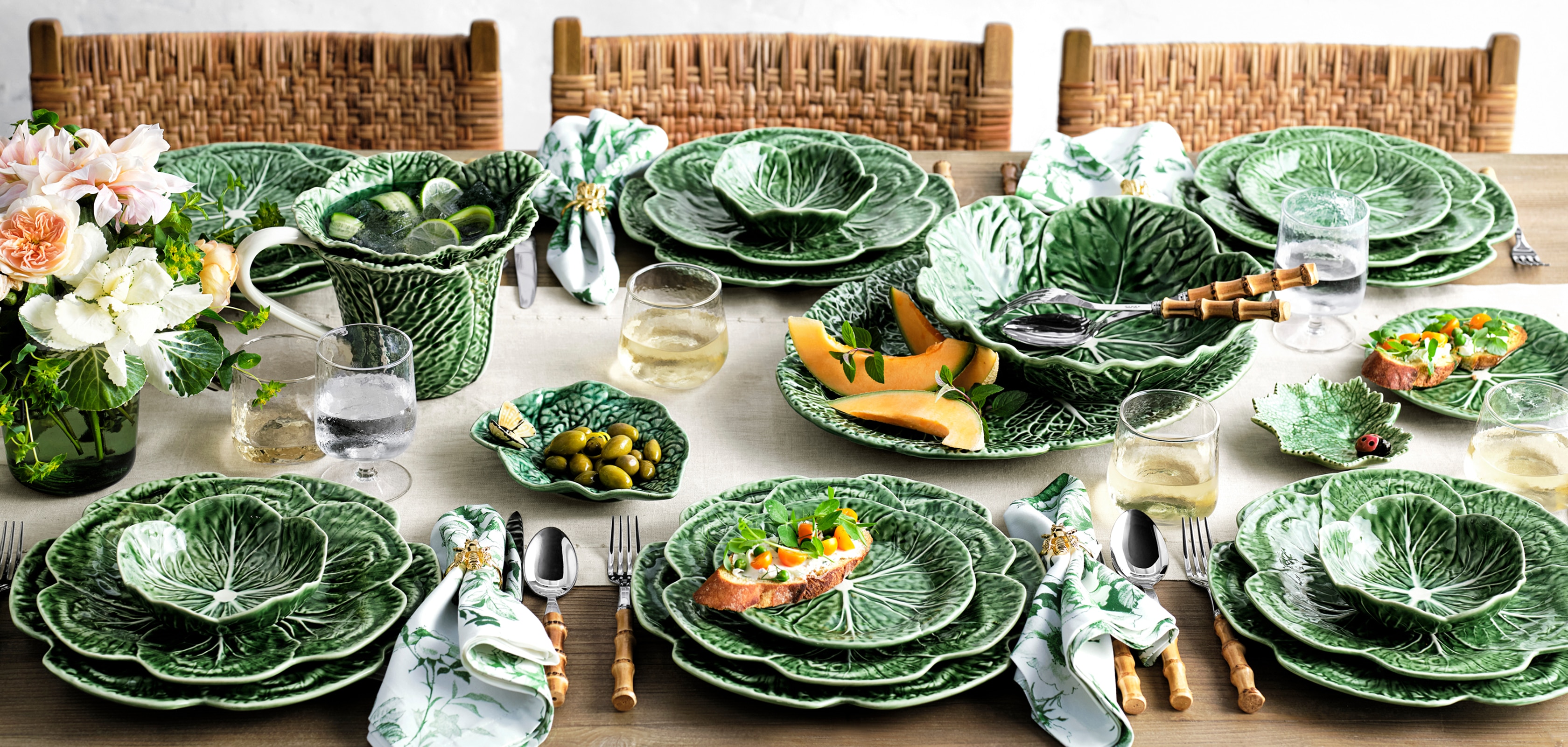 Bordallo Pinheiro Cabbage Dinnerware Collection | Williams Sonoma AU