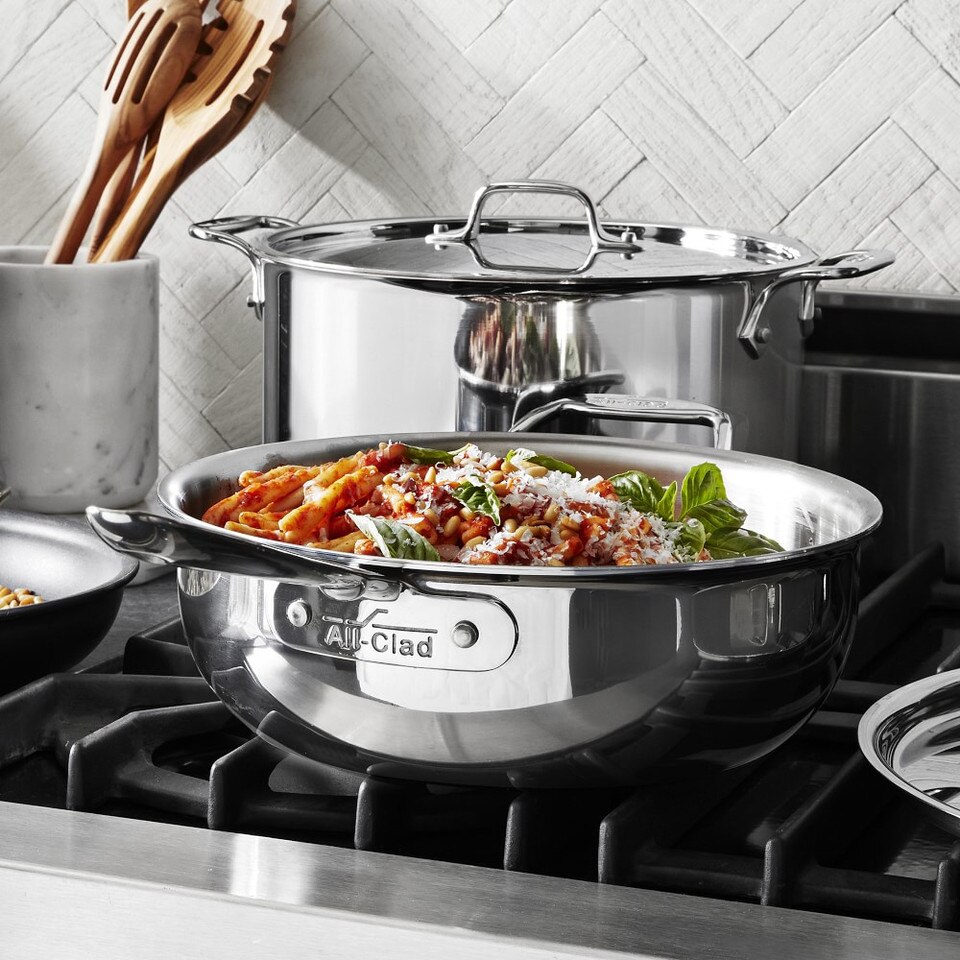 All-Clad d5 Stainless-Steel Essential Pan - Williams Sonoma Australia