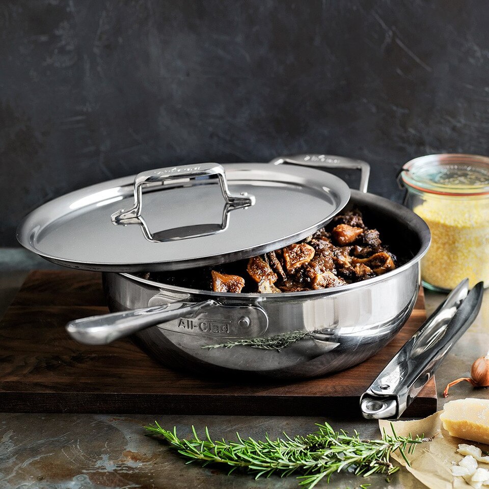 All-Clad d5 Stainless-Steel Essential Pan - Williams Sonoma Australia