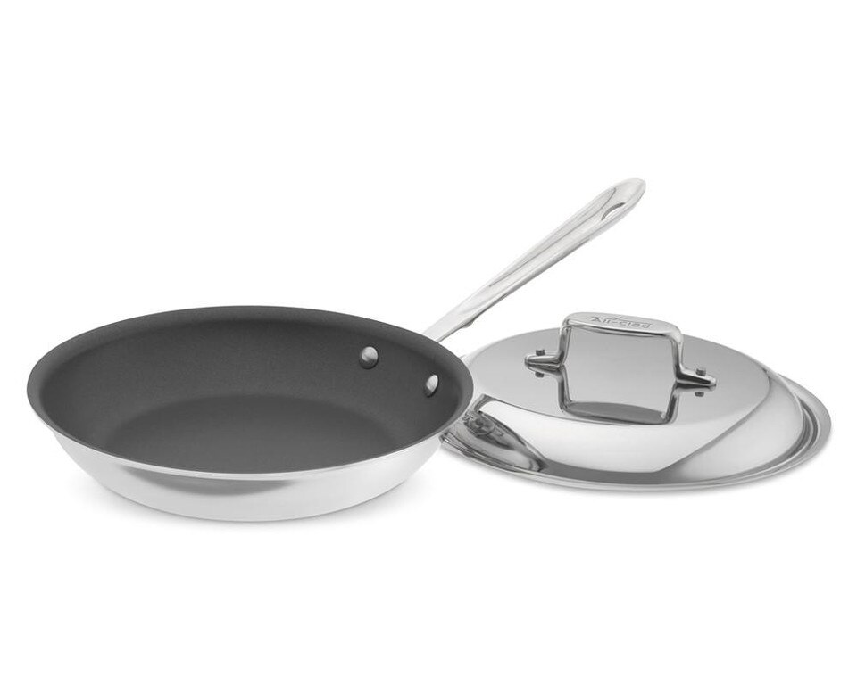 All-Clad d5 Stainless-Steel Nonstick Covered Fry Pan, 30 cm | Williams ...