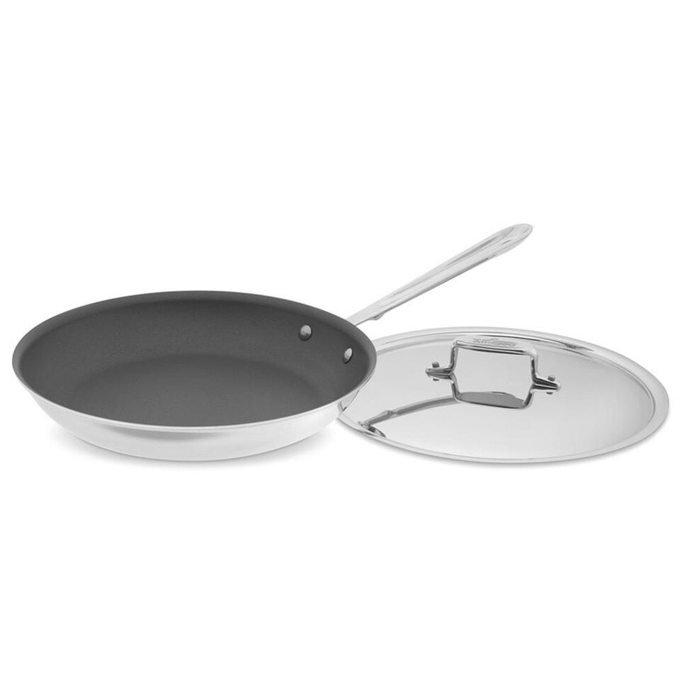 All-Clad d5 Stainless-Steel Nonstick Covered Fry Pan, 30 cm | Williams ...