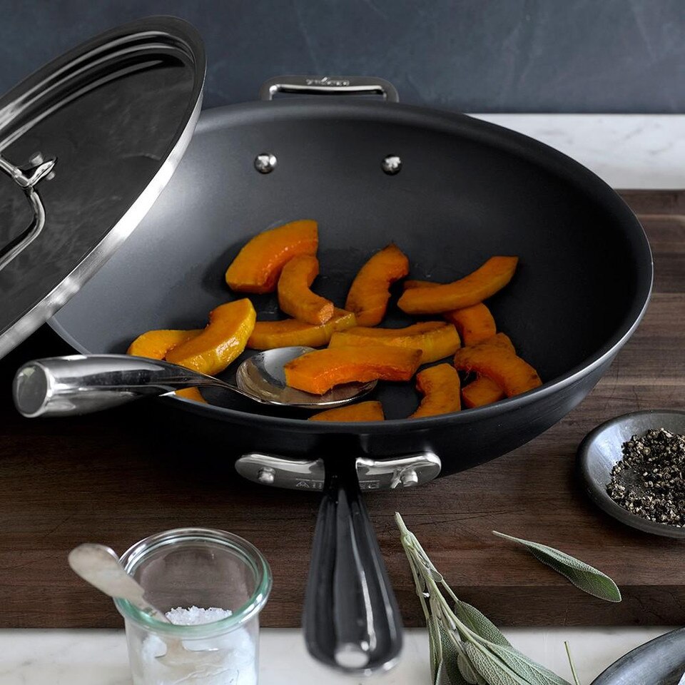 All-Clad NS1 Nonstick Induction Chef's Pan with Lid | Williams Sonoma AU