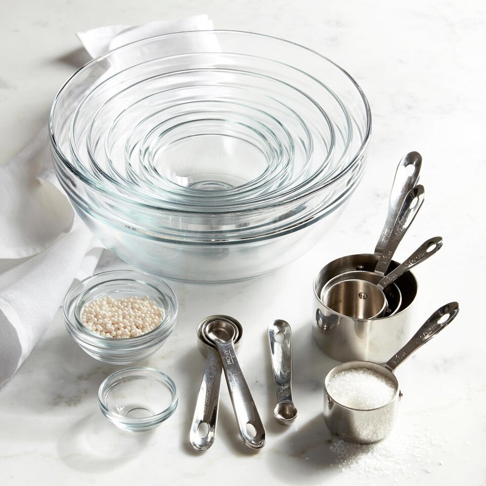 All-Clad Stainless Steel Measuring Cups & Spoons | Williams Sonoma ...