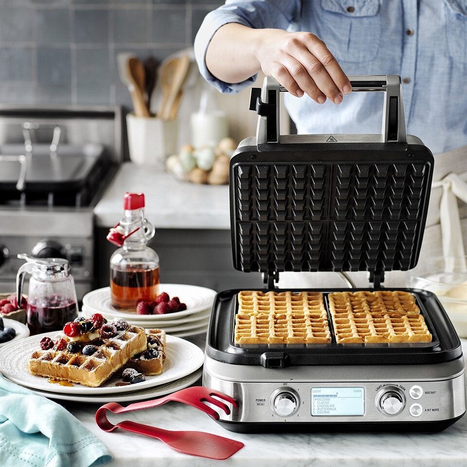 Breville Smart Waffle Maker, 4 Slice - Williams Sonoma Australia