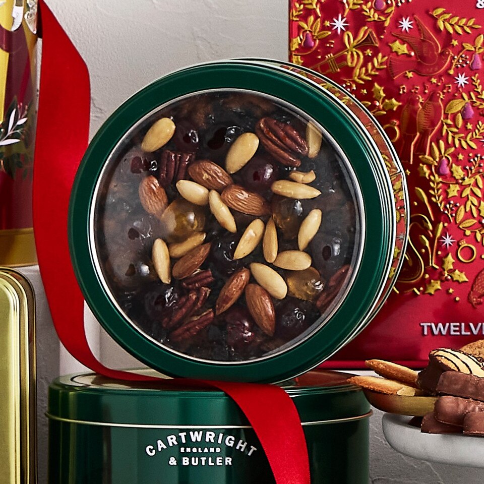 Cartwright & Butler Decorated Jewel Fruit Cake Tin, Serves 18 ...