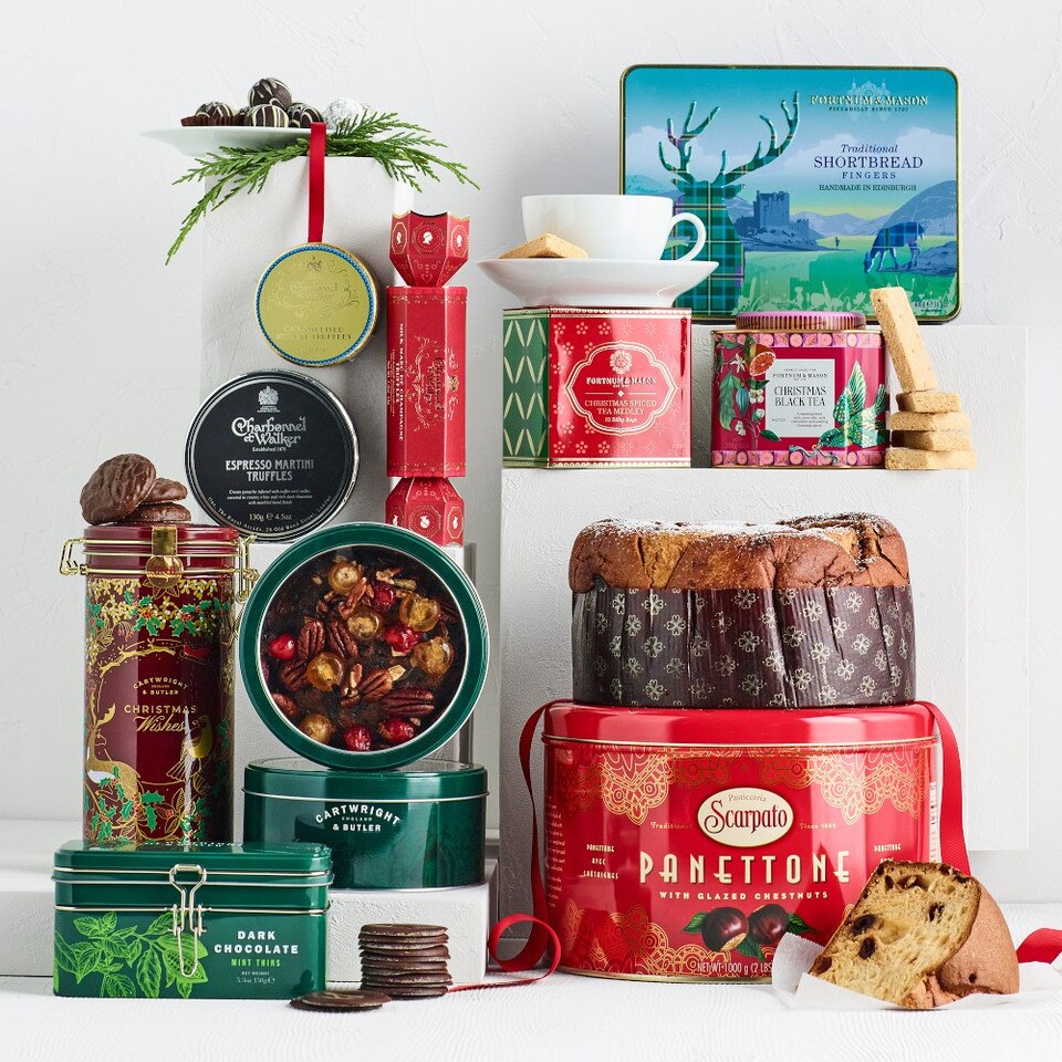 Cartwright & Butler Treasure Chest Tin with Mint Chocolate Thins ...