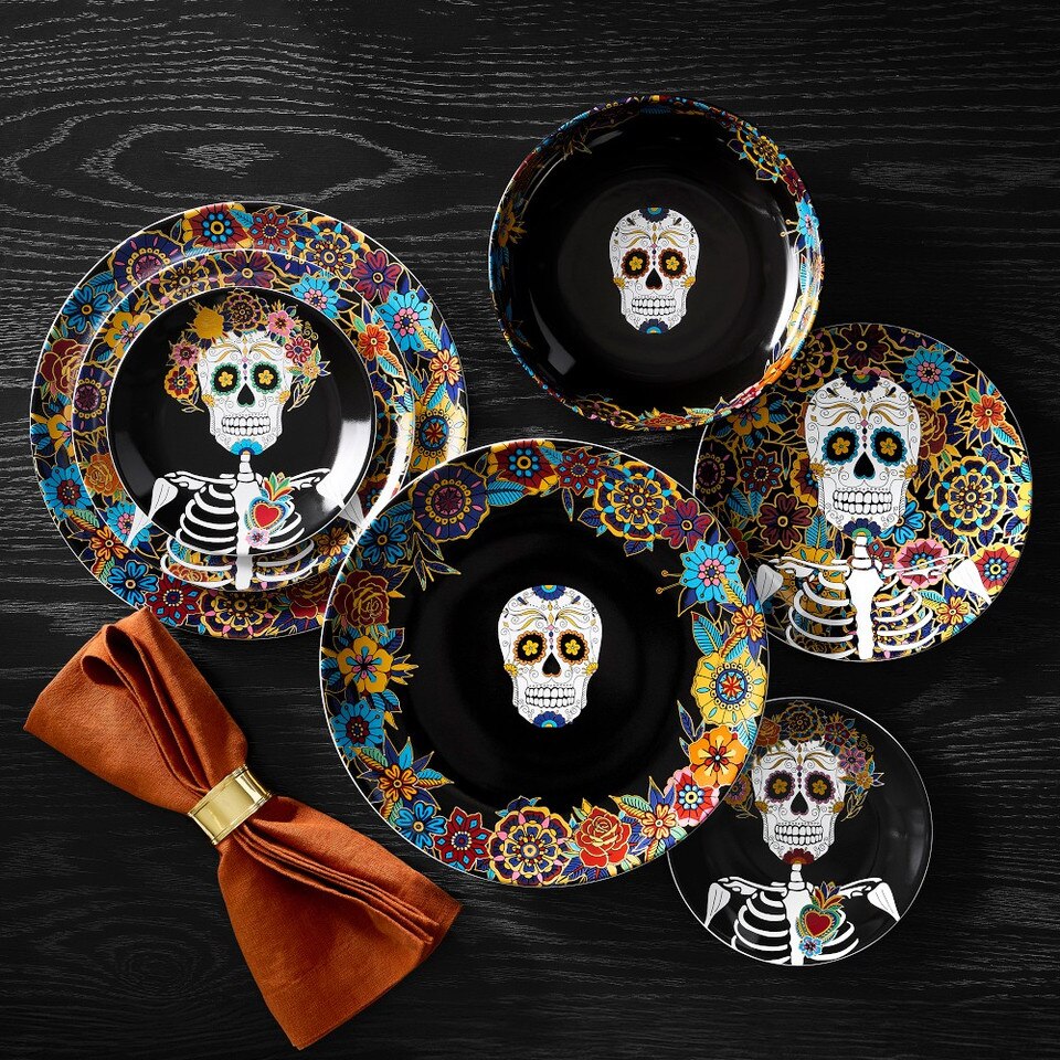 Day of the Dead Salad Plates | Williams Sonoma Australia