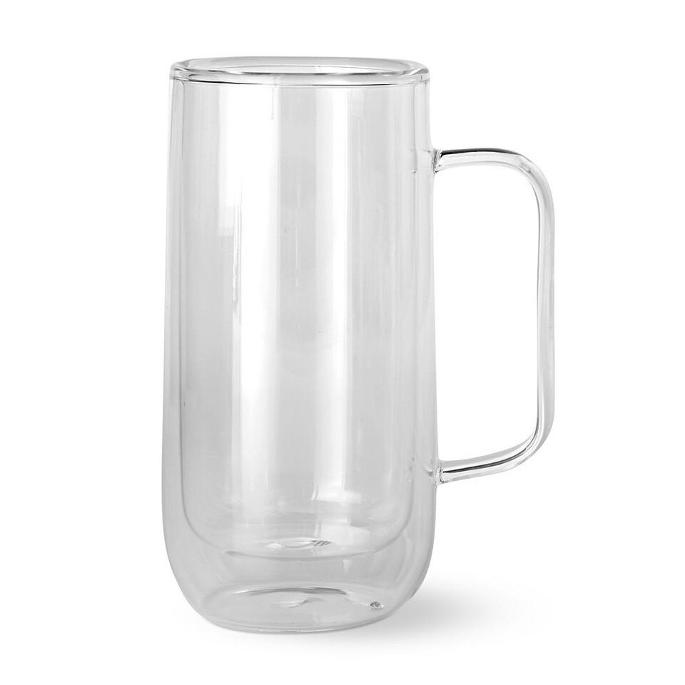Double-Wall Glass Tall Coffee Mug | Williams Sonoma AU