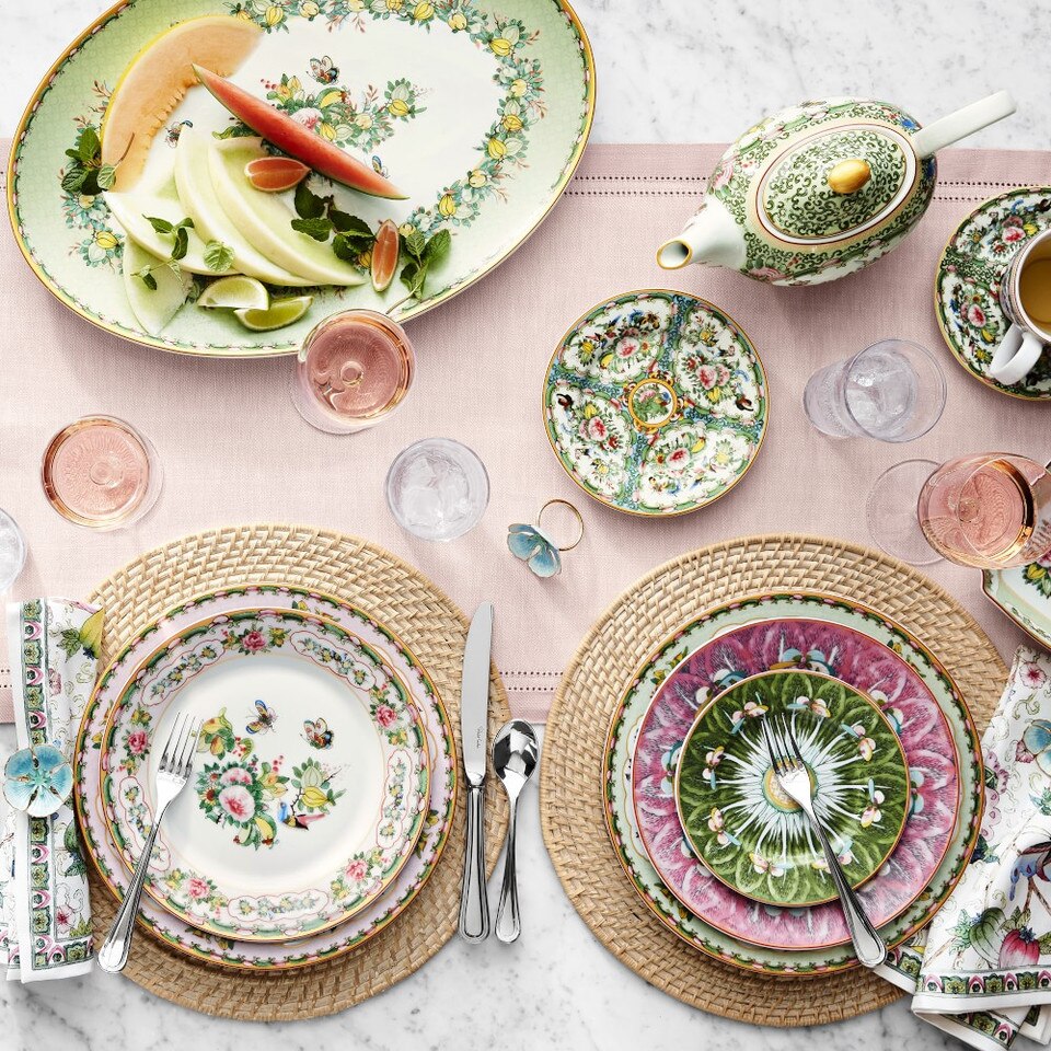 Famille Rose Oval Platter - Williams Sonoma Australia