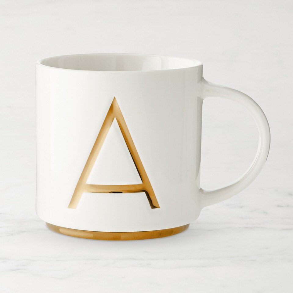 Gold Monogram Mug | Williams Sonoma Australia