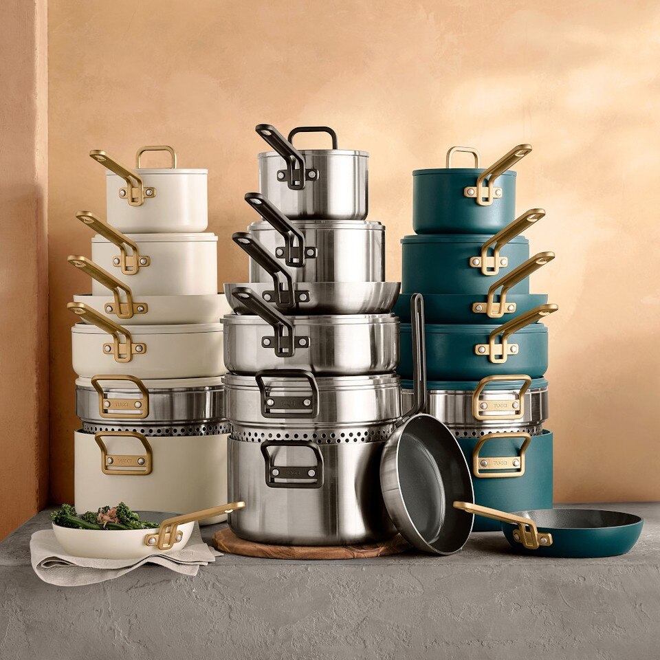 GreenPan™ Stanley Tucci™ Ceramic Non-Stick 11-Piece Cookware Set ...