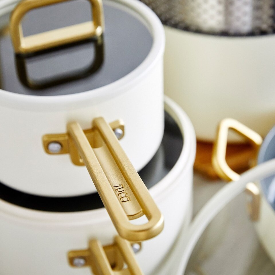 GreenPan™ Stanley Tucci™ Ceramic Non-Stick 11-Piece Cookware Set ...