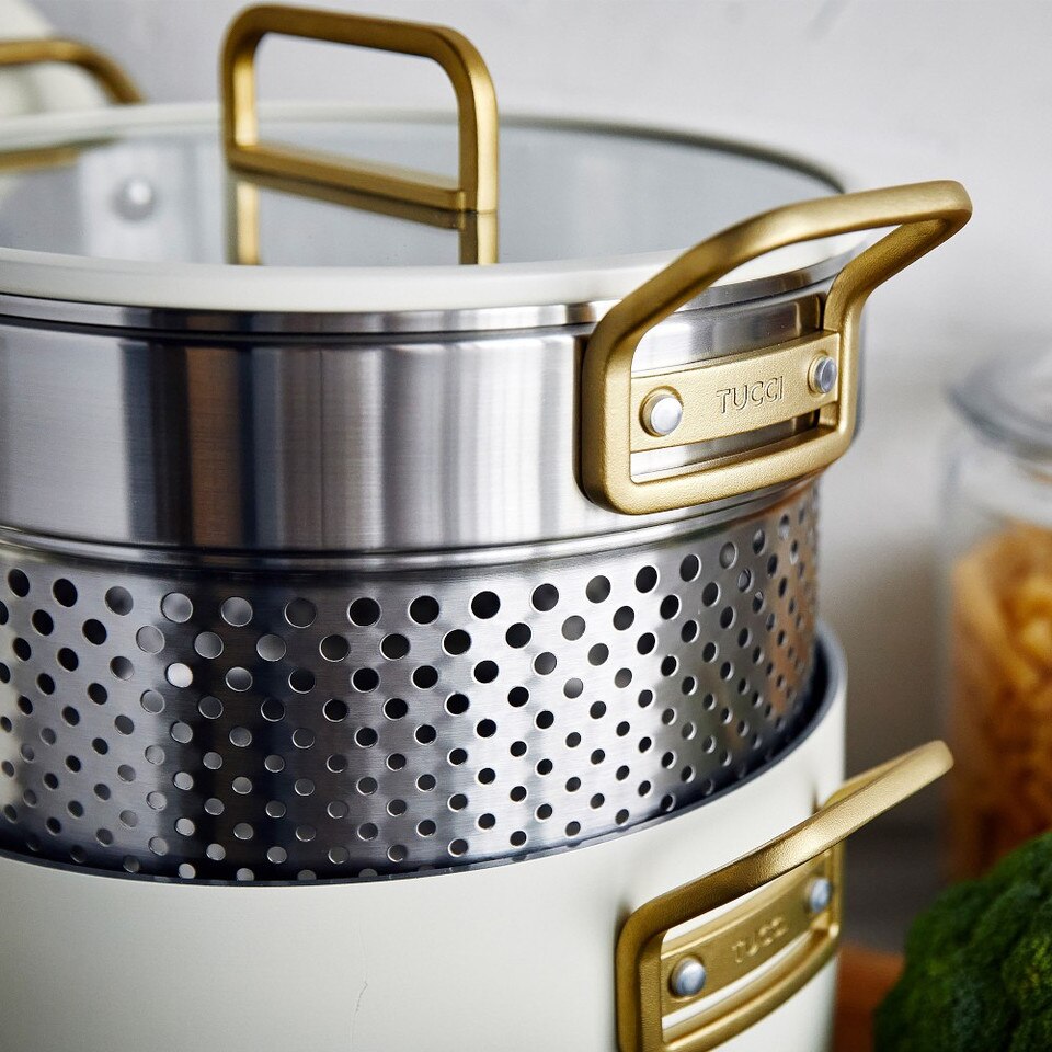 GreenPan™ Stanley Tucci™ Ceramic Non-Stick 11-Piece Cookware Set ...