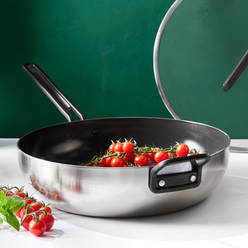 GreenPan™ Stanley Tucci™ Stainless Steel Ceramic Non-Stick Essential ...