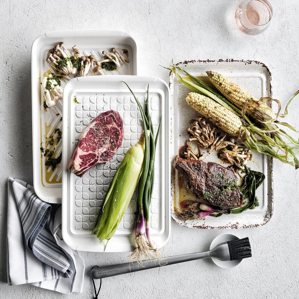 Williams Sonoma Prep Tray, Set of 2, Rustic Melamine - Williams Sonoma ...