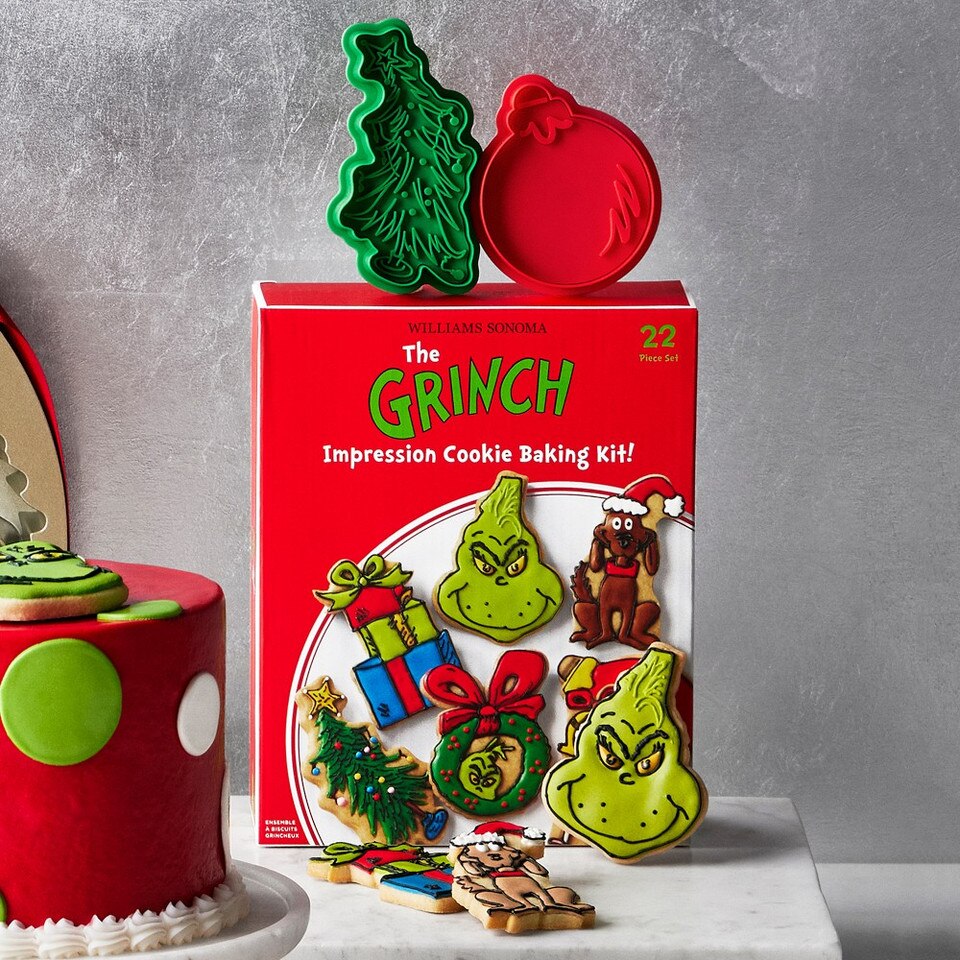The Grinch™ Christmas Impression Biscuit Cutters, Set of 22 | Williams ...