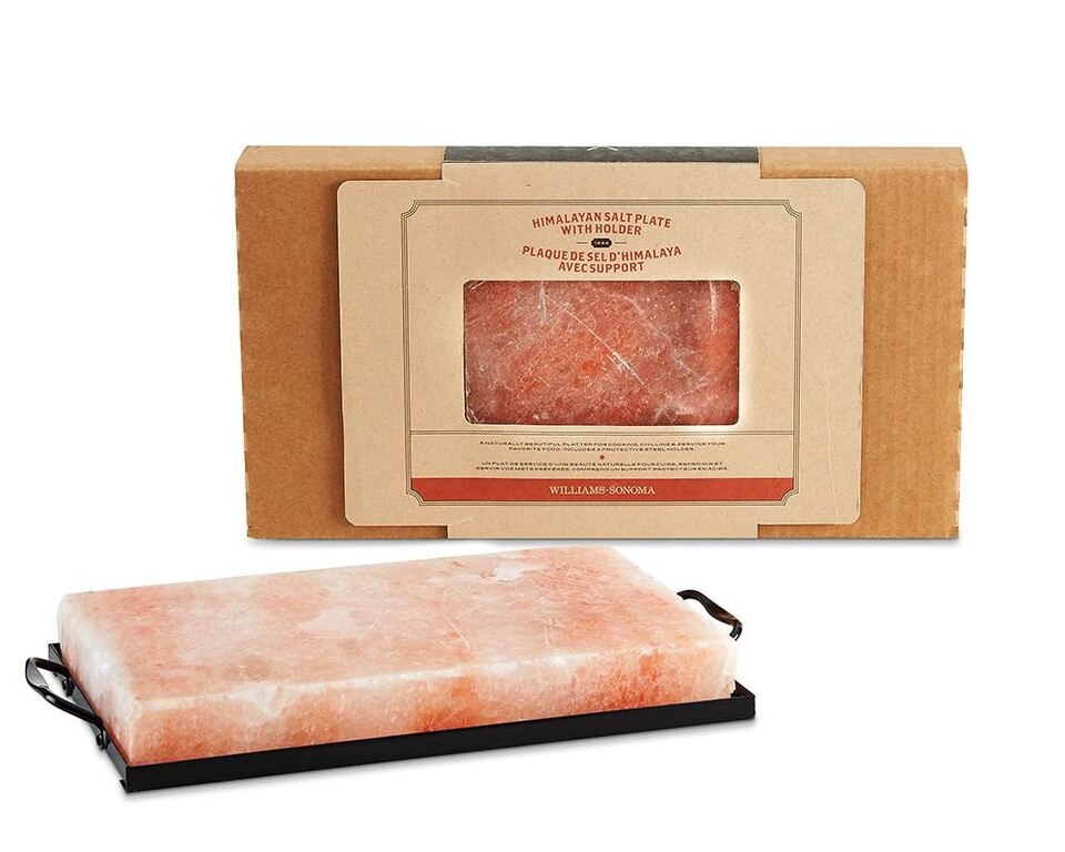 Himalayan Salt Plate with Holder | Williams Sonoma AU