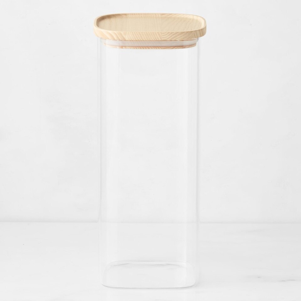 Hold Everything Stacking Glass Square Canisters - Williams Sonoma Australia