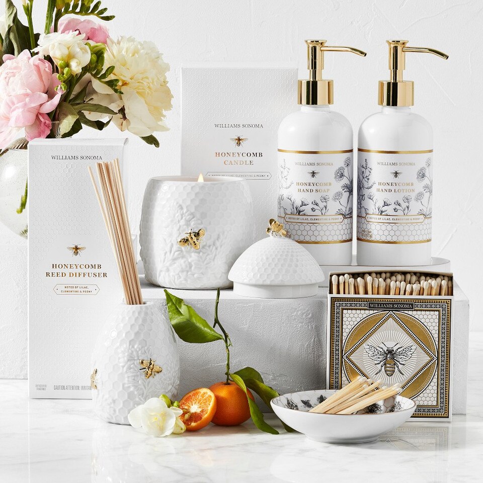 Williams Sonoma Honeycomb Porcelain Bee Diffuser | Williams Sonoma AU