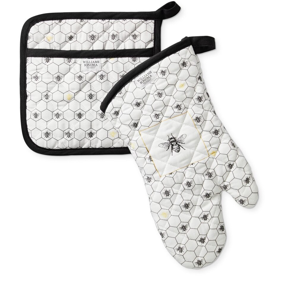 Honeycomb Oven Mitt & Potholder Set - Williams Sonoma Australia