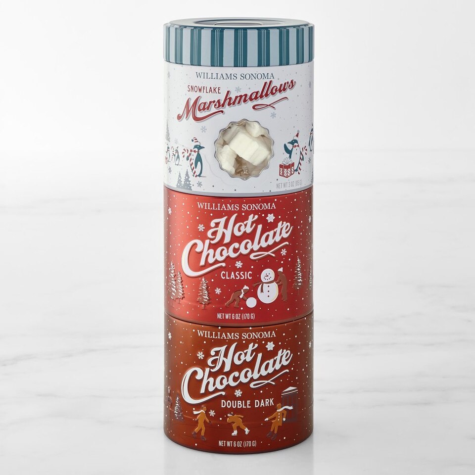 Classic & Double Dark Hot Chocolate Sampler with Marshmallows ...