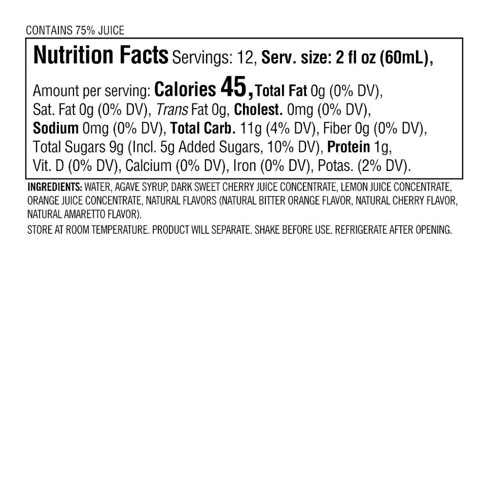 Williams Sonoma Spritz Cocktail Mix, Cherry Amaretto | Williams Sonoma ...