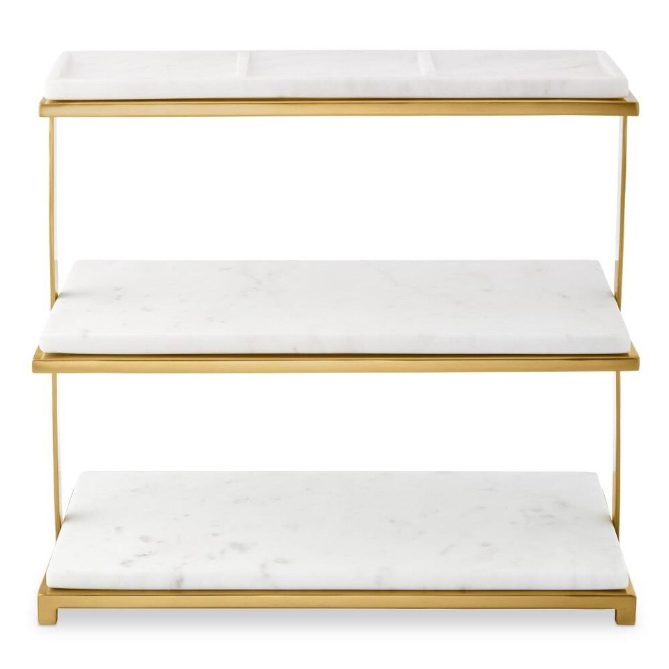 Marble & Brass 3 Tiered Stand | Williams-Sonoma AU