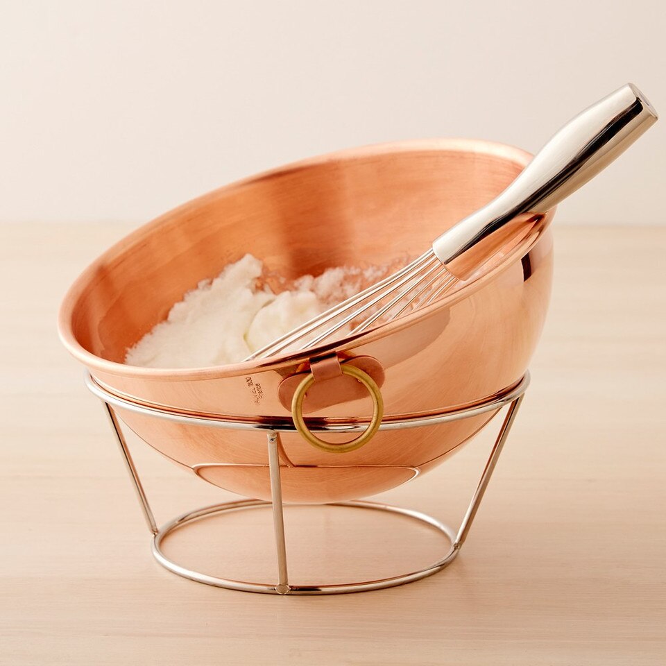 Mauviel Copper Beating Bowl with Loop Handle - Williams Sonoma Australia