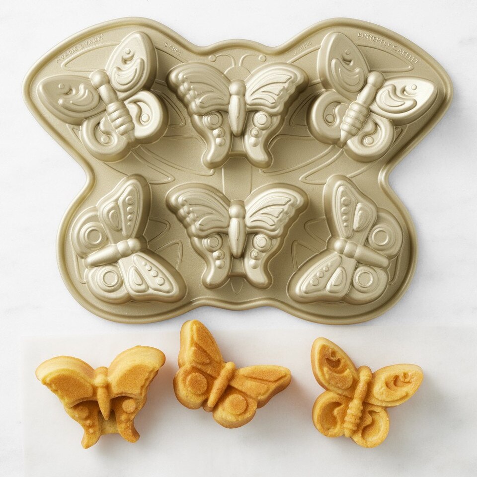 Nordic Ware Non-Stick Cast Aluminium Butterfly Cakelet Pan | Williams ...