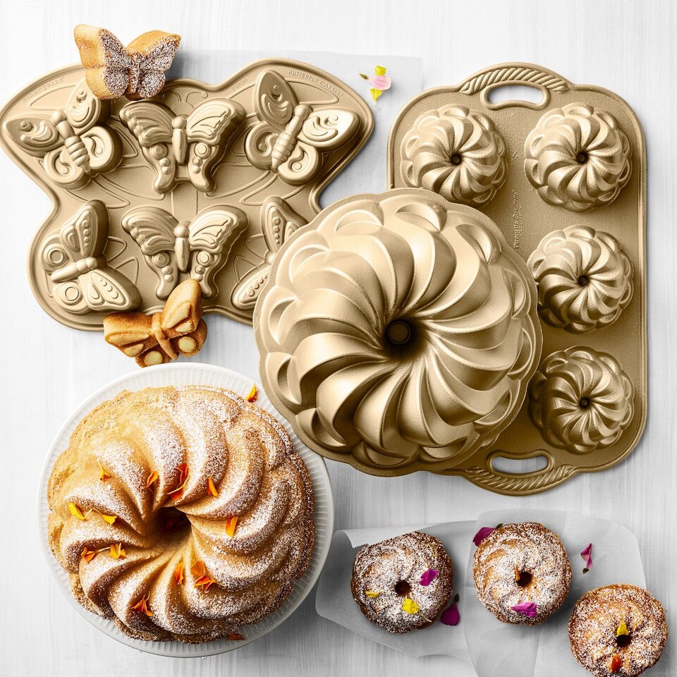 Nordic Ware Non-Stick Cast Aluminium Butterfly Cakelet Pan | Williams ...