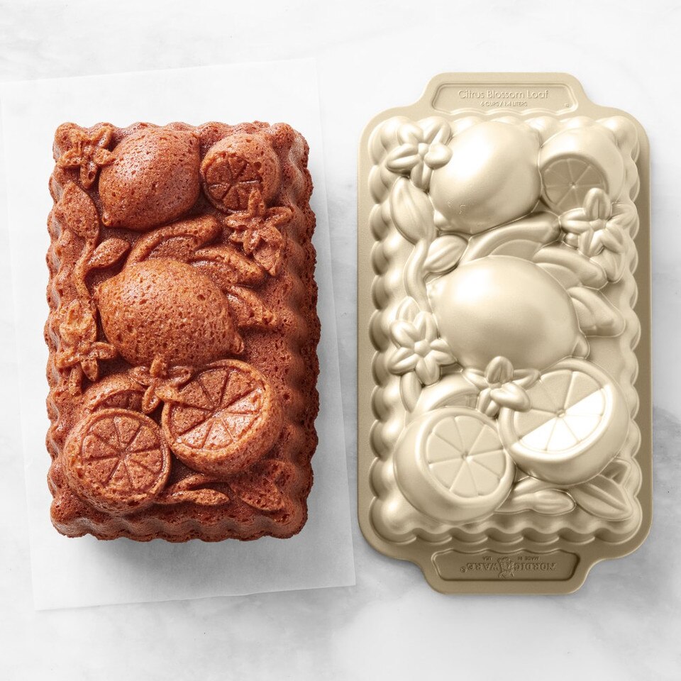 Nordic Ware Non-Stick Cast Aluminium Citrus Loaf Pan - Williams Sonoma ...