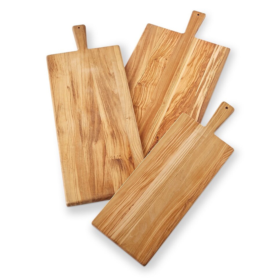 Olivewood Rectangular Boards - Williams Sonoma Australia