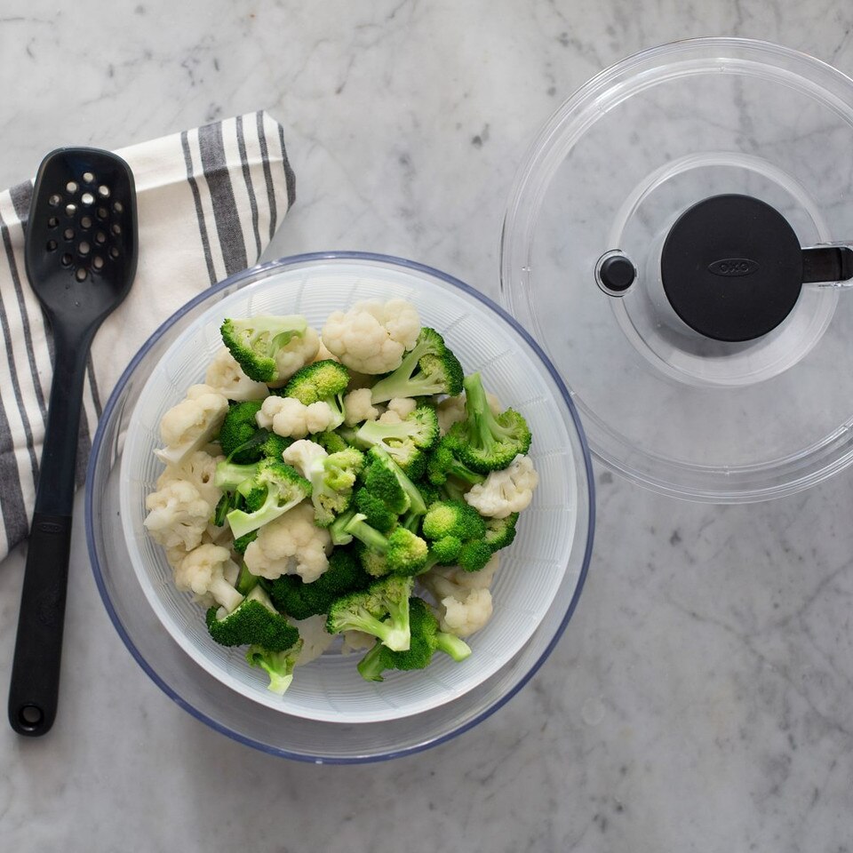 OXO Small Salad Spinner, Clear | Williams Sonoma Australia