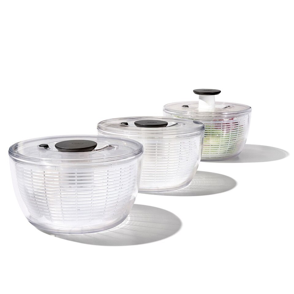 OXO Small Salad Spinner, Clear | Williams Sonoma Australia