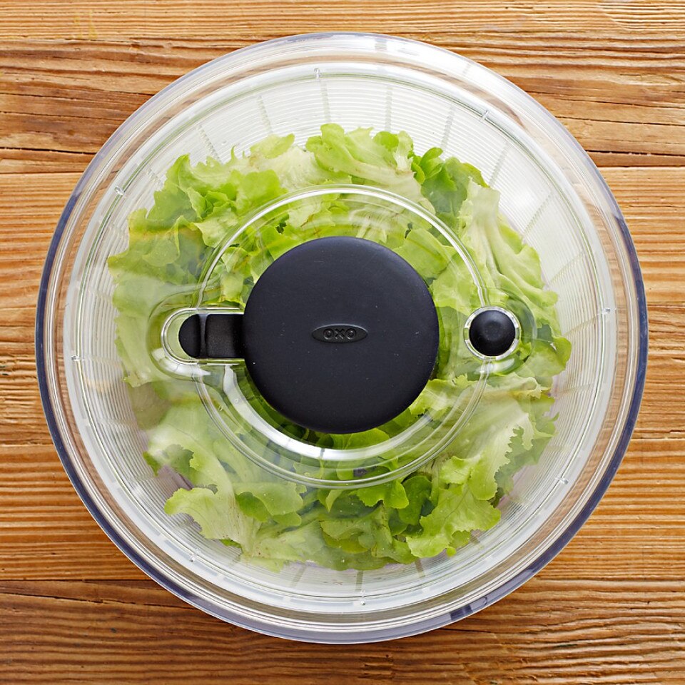 OXO Small Salad Spinner, Clear | Williams Sonoma Australia