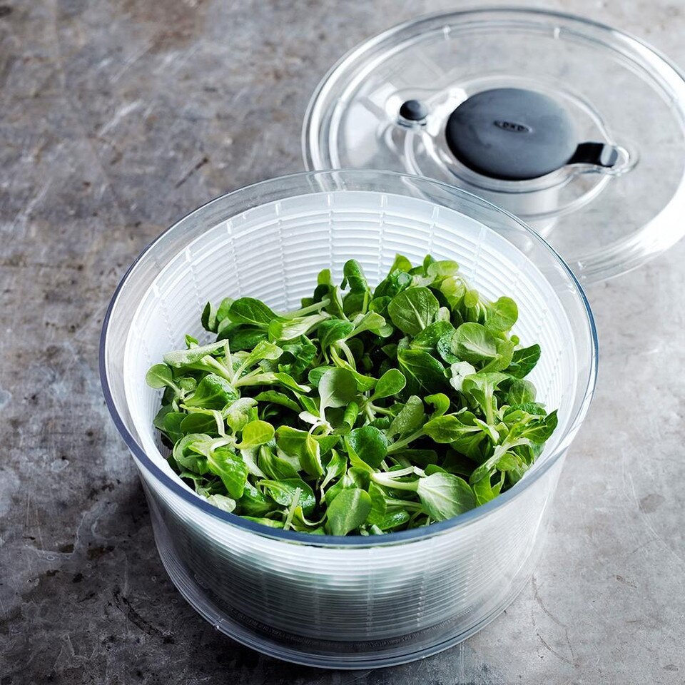 OXO Small Salad Spinner, Clear | Williams Sonoma AU