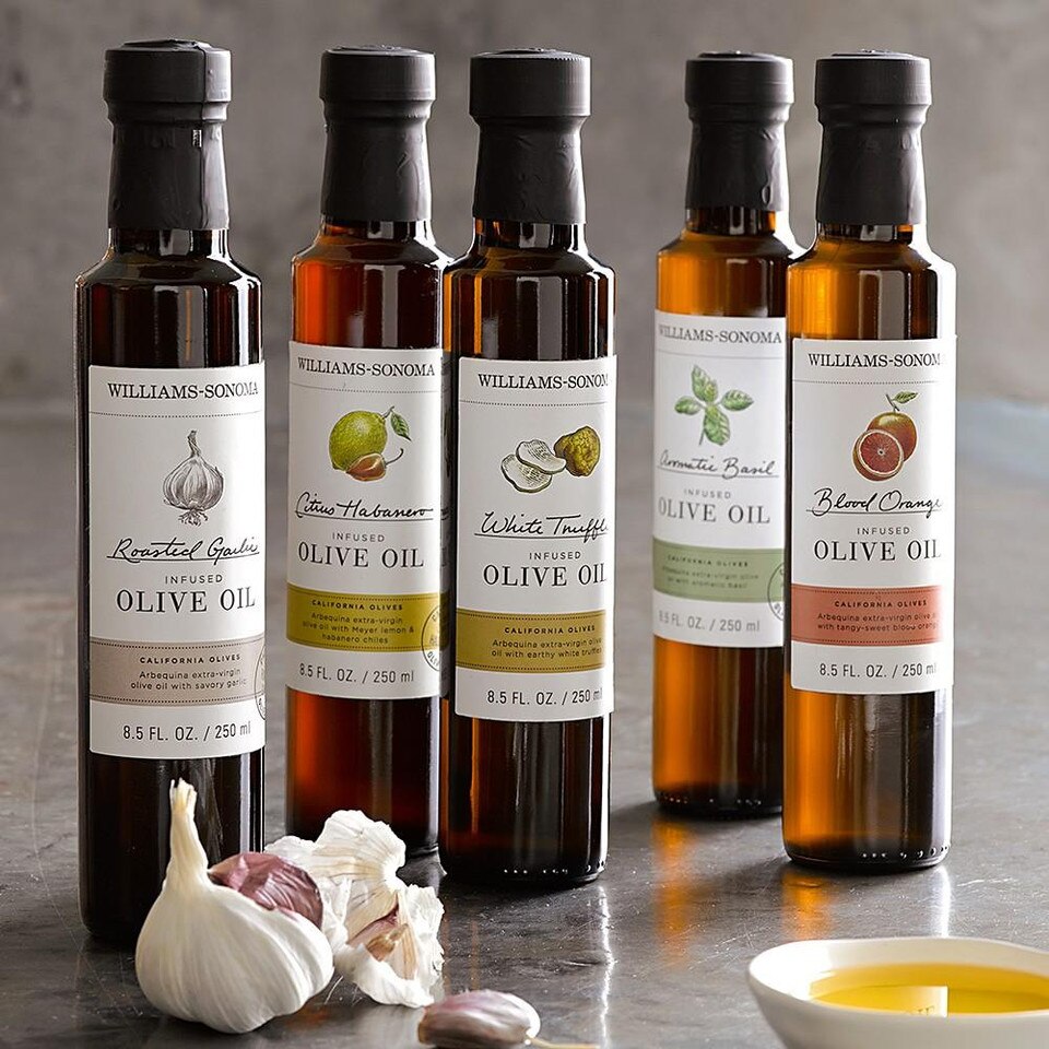 Williams-Sonoma Infused Olive Oil, Roasted Garlic - Williams Sonoma ...
