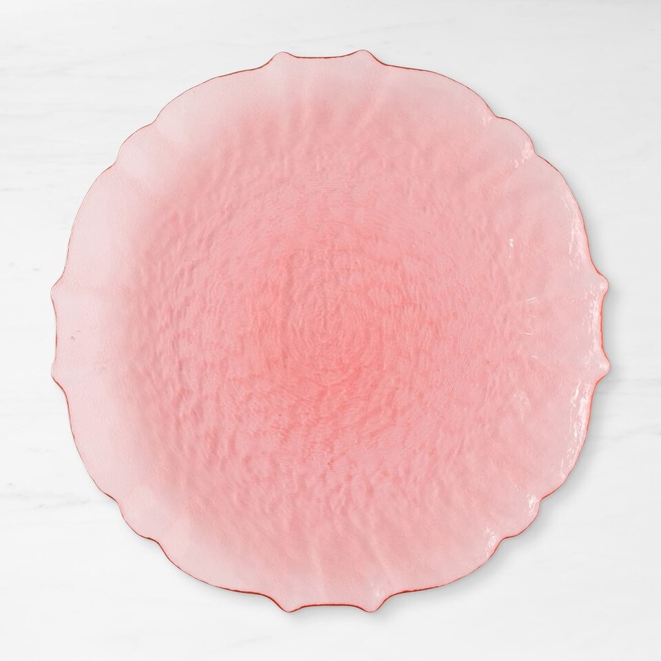 Scallop Glass Charger - Williams Sonoma Australia