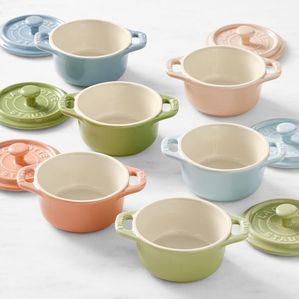 Staub Stoneware Pastel Mini Cocottes, Set of 6 | Williams Sonoma Australia