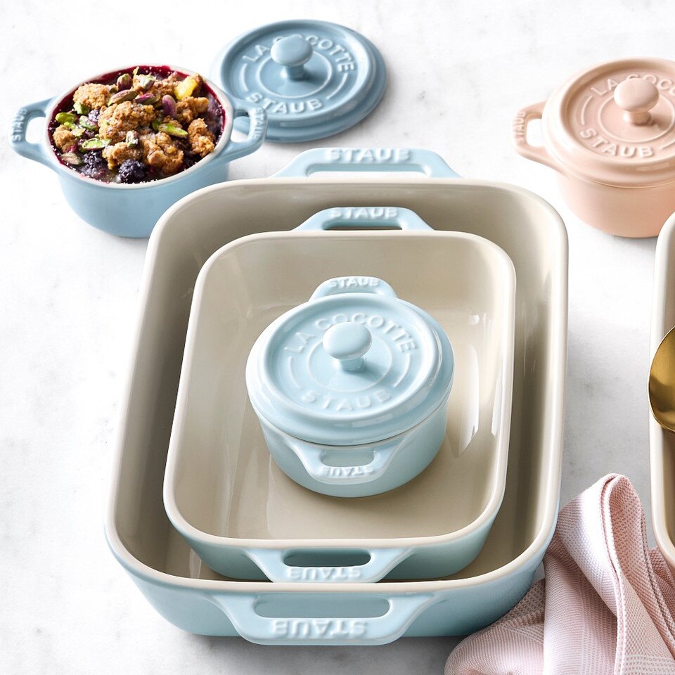 Staub Stoneware Pastel Mini Cocottes, Set of 6 | Williams Sonoma Australia