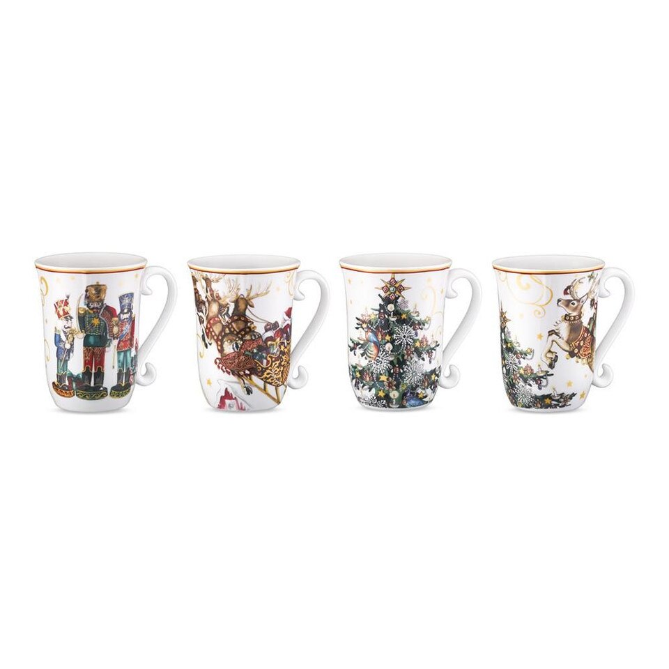 Williams Sonoma Christmas Mugs