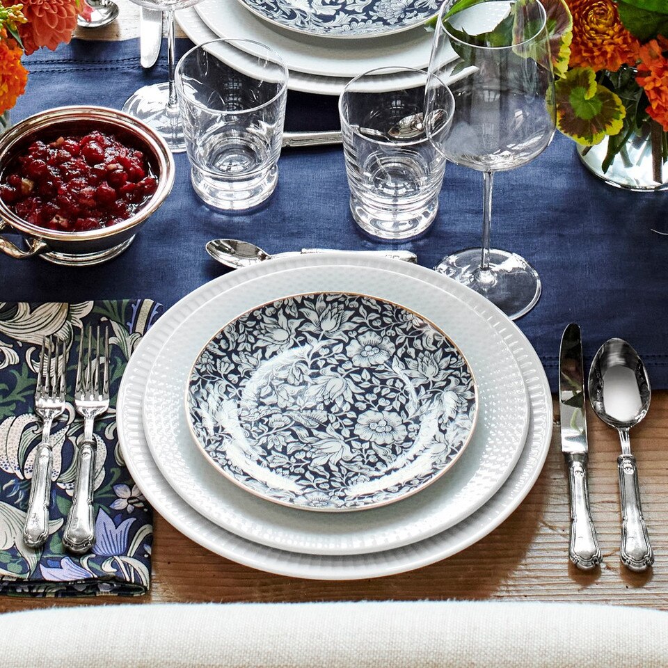 Morris & Co. x Williams Sonoma Bluebell Salad Plates, Set of 4 ...