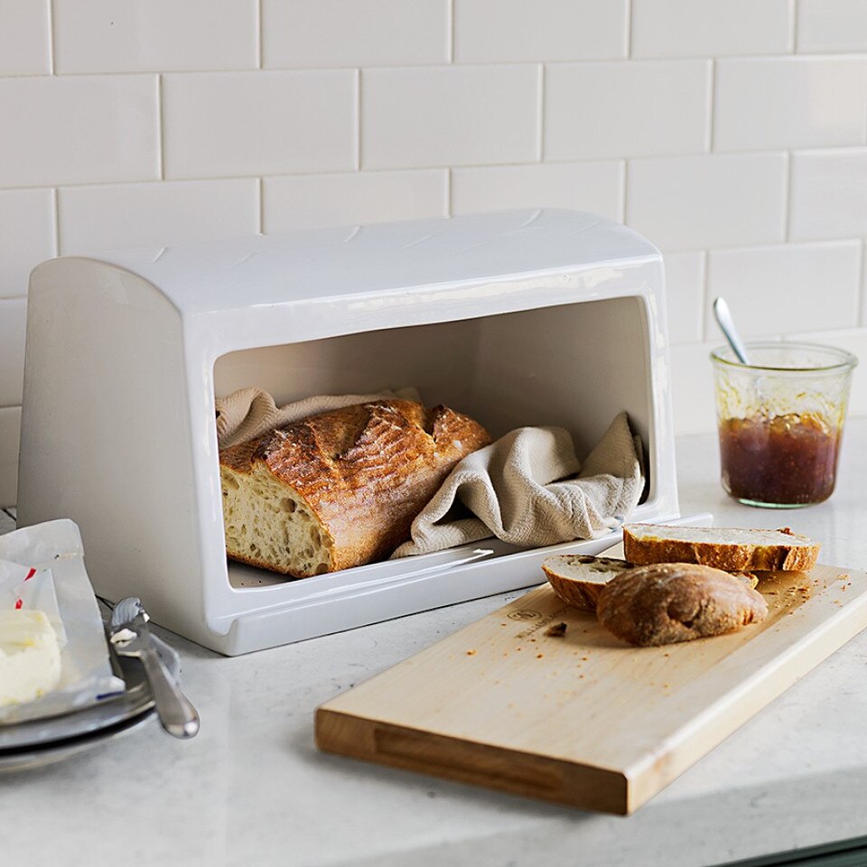 Williams Sonoma Ceramic & Wood Bread Box | Williams Sonoma AU