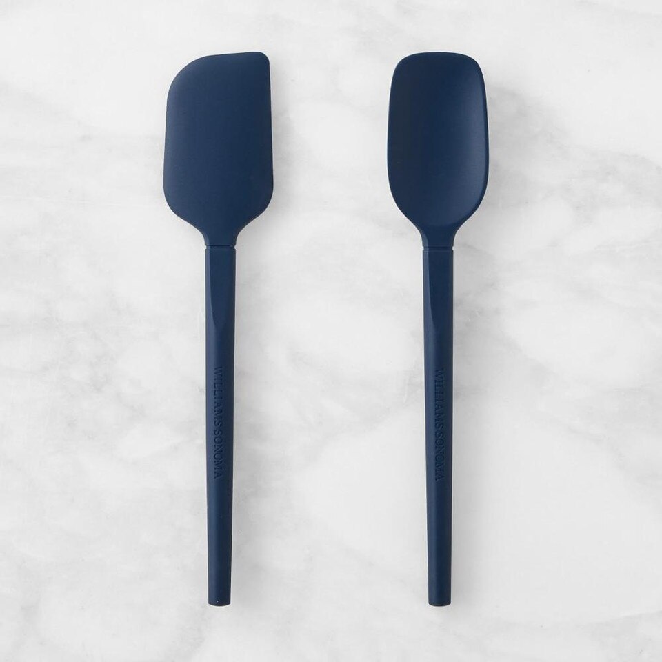 Williams Sonoma Flex Core Mini Spatulas, Set of 2, Navy | Williams ...
