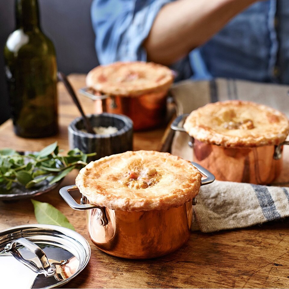 Williams Sonoma Mini Copper Cocottes, Set of 4 | Williams Sonoma AU