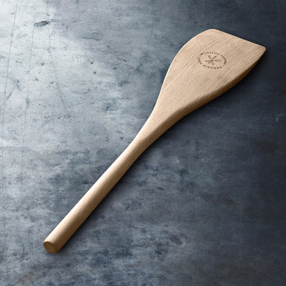 Williams Sonoma Open Kitchen Beechwood Angled Spatula - Williams Sonoma ...