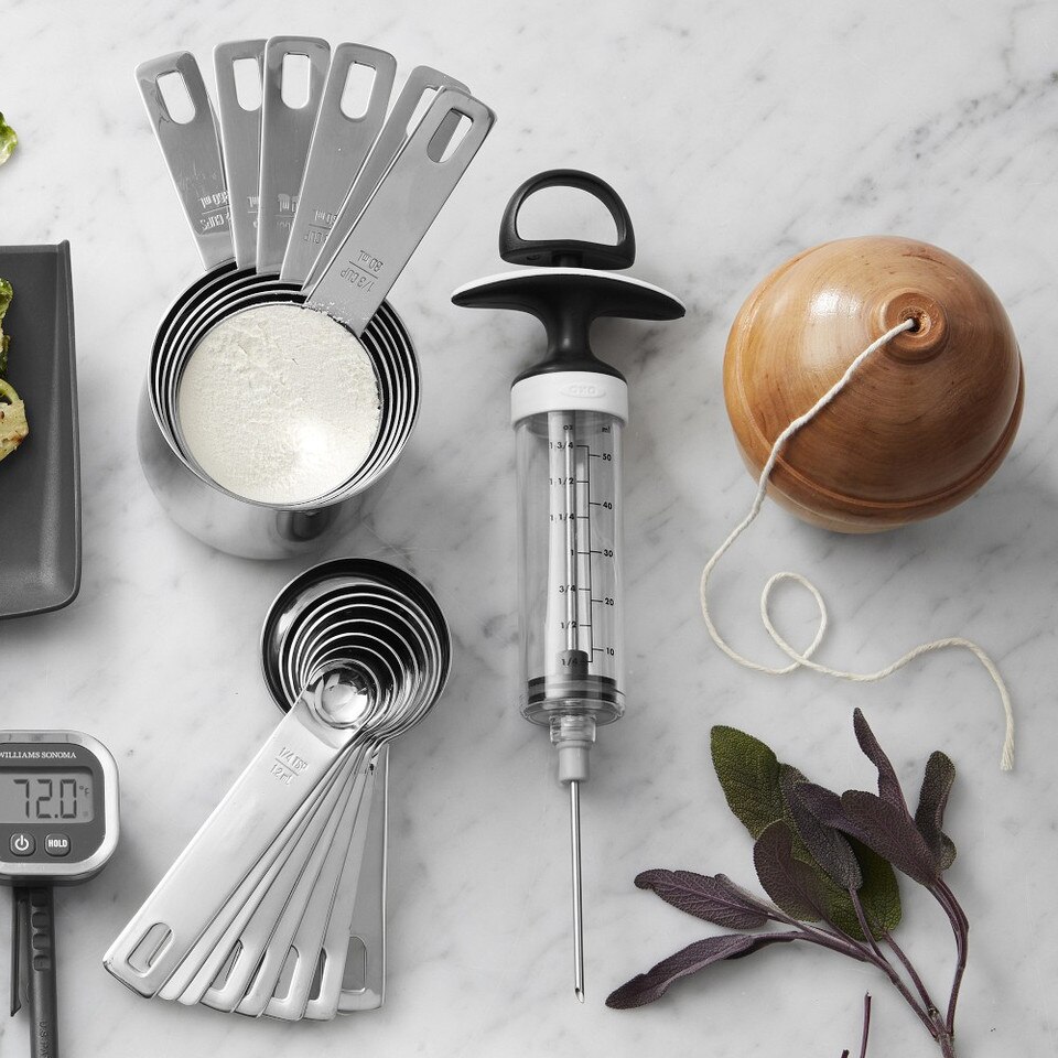 Williams Sonoma Stainless Steel Measuring Cups & Spoons | Williams ...