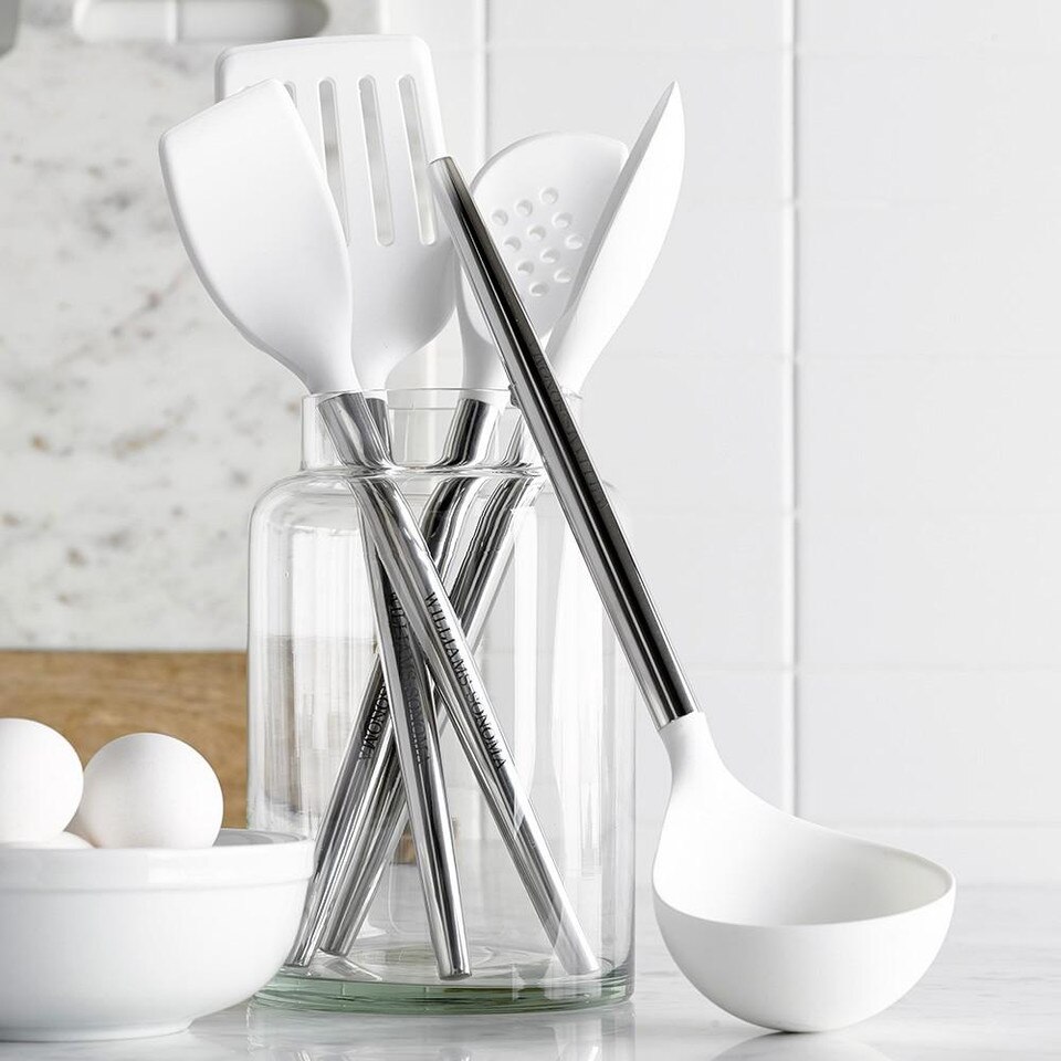 Williams Sonoma Stainless-Steel Silicone Spoon | Williams Sonoma AU
