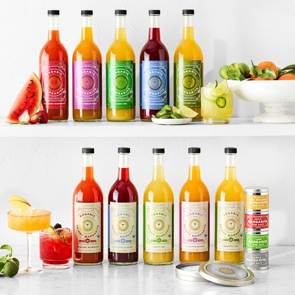 Williams Sonoma Skinny Organic Margarita Mix, Blackberry Blueberry ...