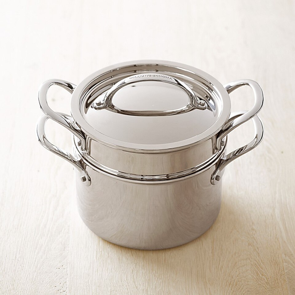Williams Sonoma Thermo-Clad™ Stainless Steel Steamer w/Lid | Williams ...